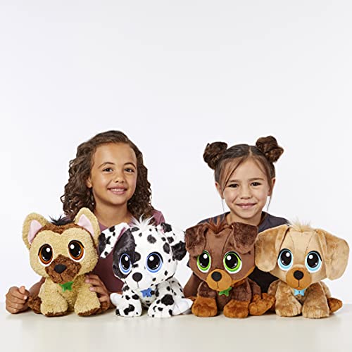 Little Tikes Rescue Tales Adoptable Pets - Dalmatian | Interactive Soft Cuddly Plush Pet Toy with Collar, Tag, Head Nods, Tail Wags, Lifelike Puppy Whines, Pants, and More Sounds | Ages 3+