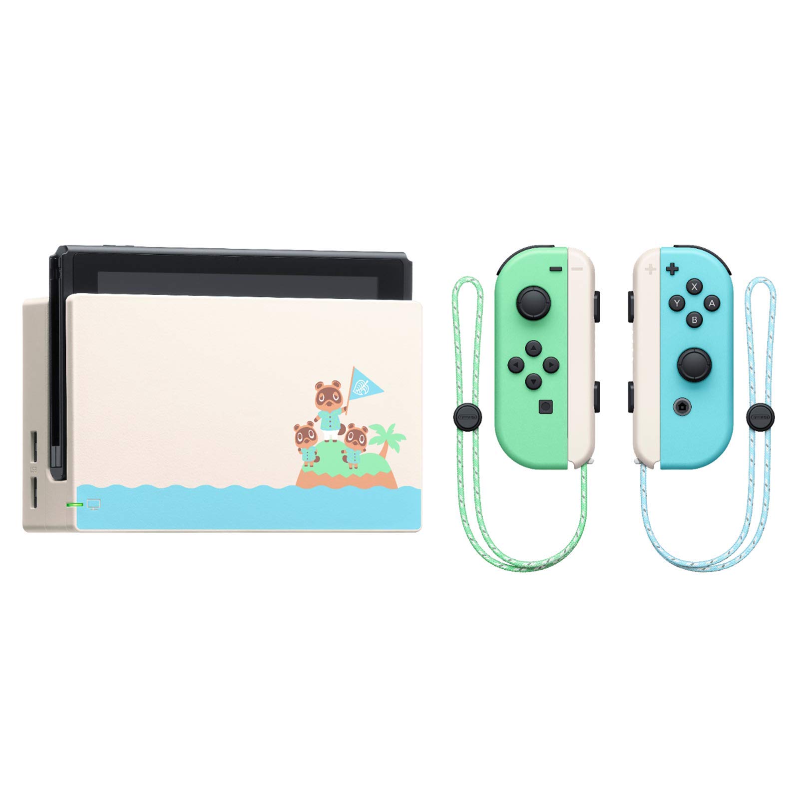 Nintendo 2021 Switch Console Family Holiday Set - Animal Crossing, 6.2" Touchscreen LCD Display, Bluetooth + 128GB MicroSD Card