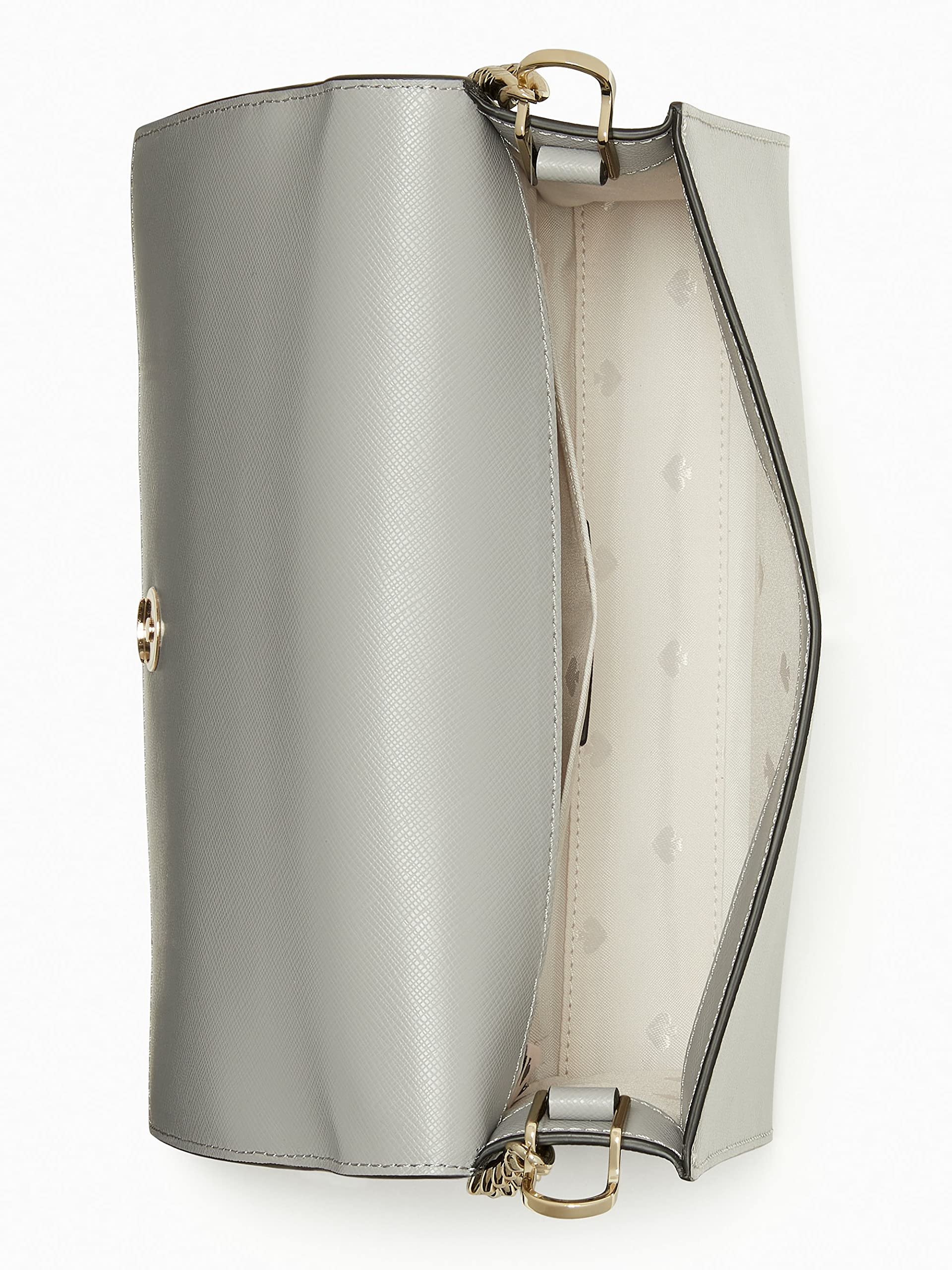 Kate Spade New York Cameron Street Chain 3 in 1 Clutch Shoulder Bag Crossbody Bag, Nw Gray Multi