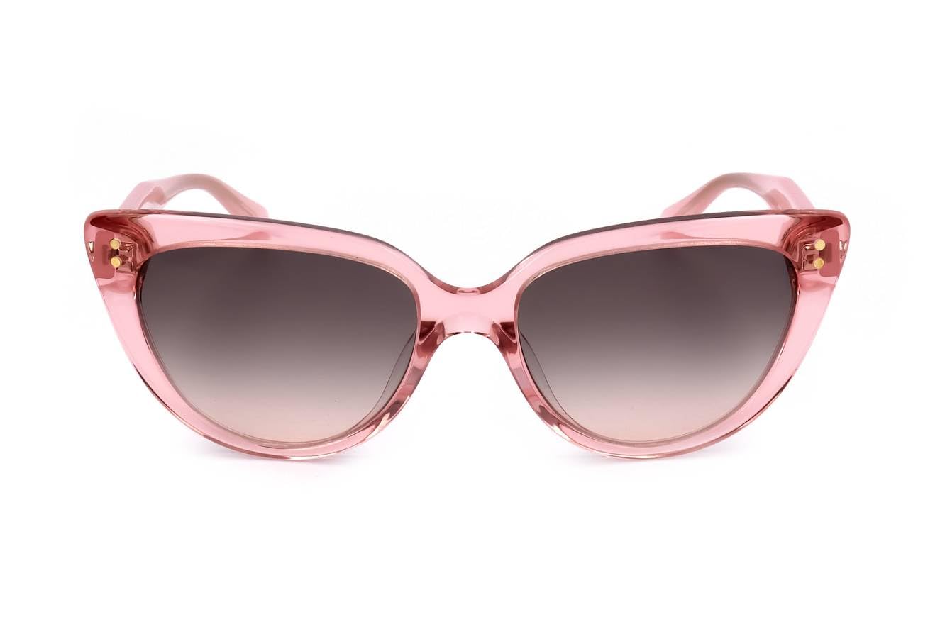 Kate Spade New York Women's Modern Cat Eye/Butterfly Sunglasses, Pink, 53
