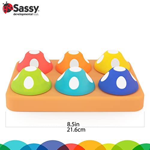 SASSY Mischievous Matching Mushrooms Toy