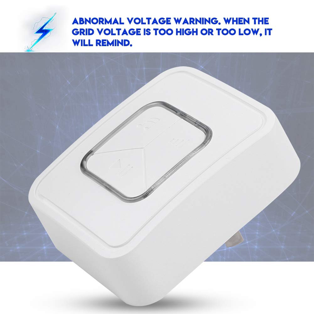 Automatic Power Failure Alerter Rechargeble Emergence Lamp Reminder Abnomal Voltage Alarm, More Than 108DB