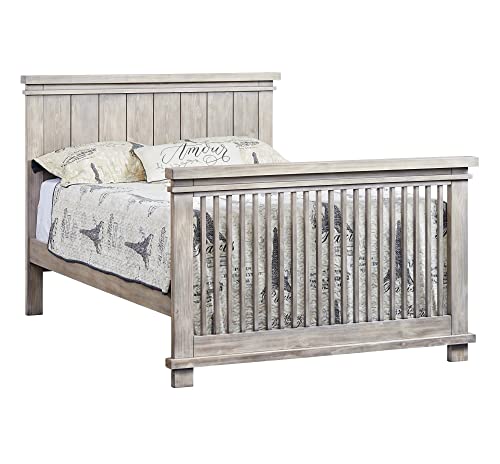 Soho Baby 43088930 Hampton Crib to Full-Size Bed Conversion Kit, Smooth Stone Wash Finish, GreenGuard Gold Certified