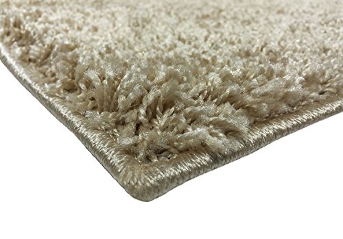 SOHO Shaggy Collection Solid Color Shag Area Rug Rugs 7 Color Options (Beige, 2 x 3)