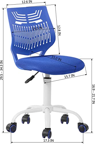 Homy Casa Inc Favors Chair, Dark Blue