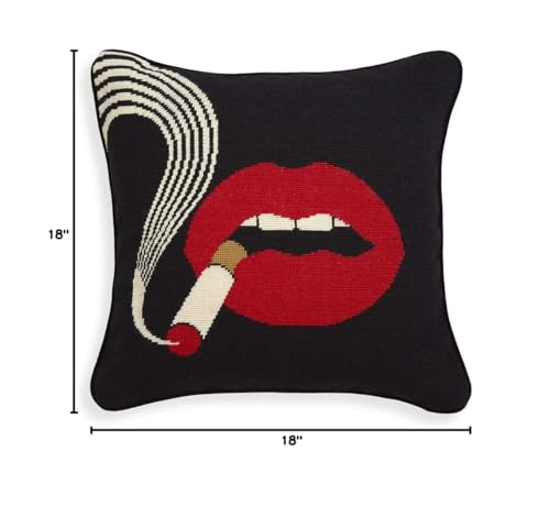 Jonathan Adler Pillow (Lips Smolder)