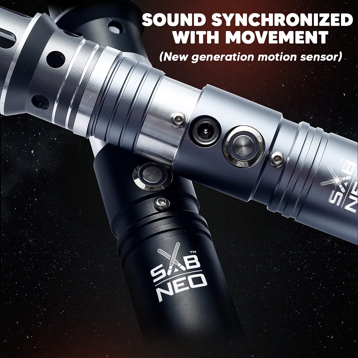 SABNEO Light Saber V7 Changeable Colors - Smooth Swing and Sound Dueling Light Sabers RGB - 10 Sound Effects