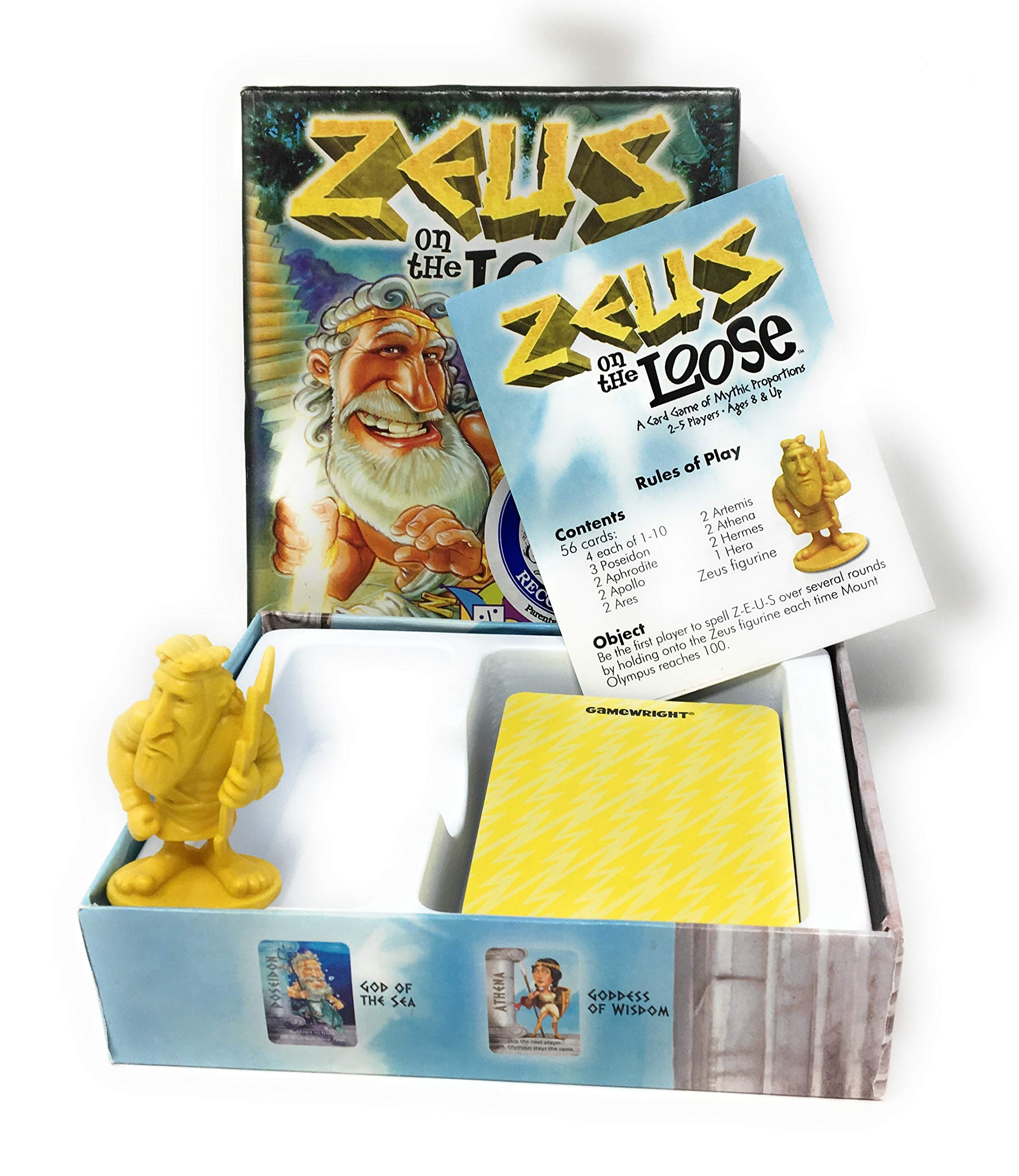 Gamewright - Zeus on the Loose β A Card Game of Mythic Proportions