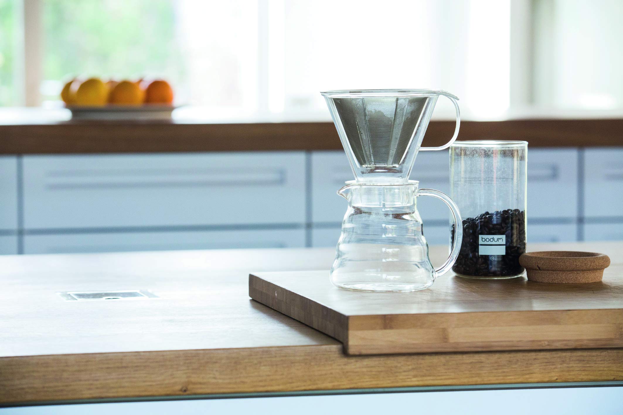 Bodum Melior Pour Over Coffee Dripper, 20 Oz, Black