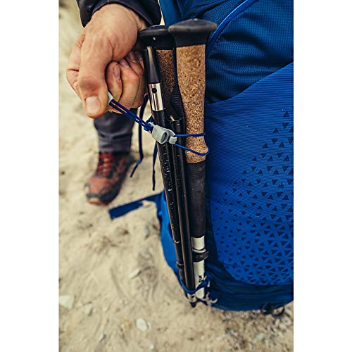 Gregory Mountain Products Zulu 65 Liter Men's Overnight Hiking Backpack , Empire Blue, Md/Lg