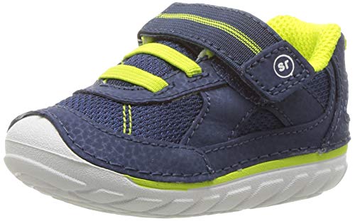 Stride Rite Soft Motion Jamie Running Shoe, Navy, 3 M US Infant