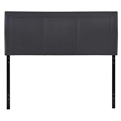 Modway Isabella Faux Leather Upholstered Queen Headboard in Black