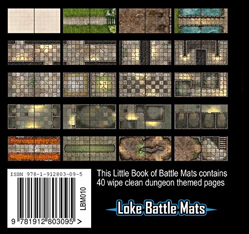 Loke Little Book of Battle Mats - Dungeon Edition