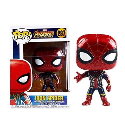POP Marvel: Avengers Infinity War - Iron Spider (Spider-Man) Funko Pop! Vinyl Figure (Bundled with Compatible Pop Box Protector Case), Multicolor, 3.75 inches