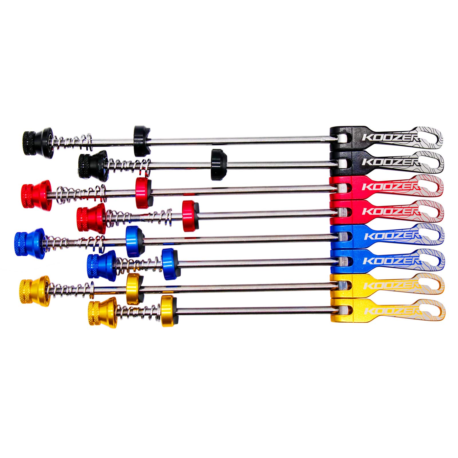 BestPartsCom Bicycle QR Skewer Set Quick Release Axle 100mm/135mm 94g Superlight Red for MTB Mountain Bike