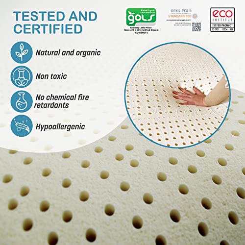 Latex Mattress Topper (Queen / 2 inch/Firm)