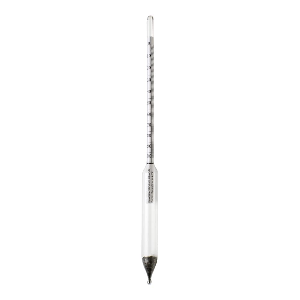 SP Bel-Art, H-B DURAC Salt Brine Hydrometer; 0/100 Percent by Saturation (B61809-0000)