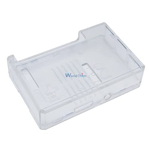 Clear Case for Raspberry Pi 3 Model B by SB Components Plastic Protective Case Raspberry Pi 3 Case Transparent V3