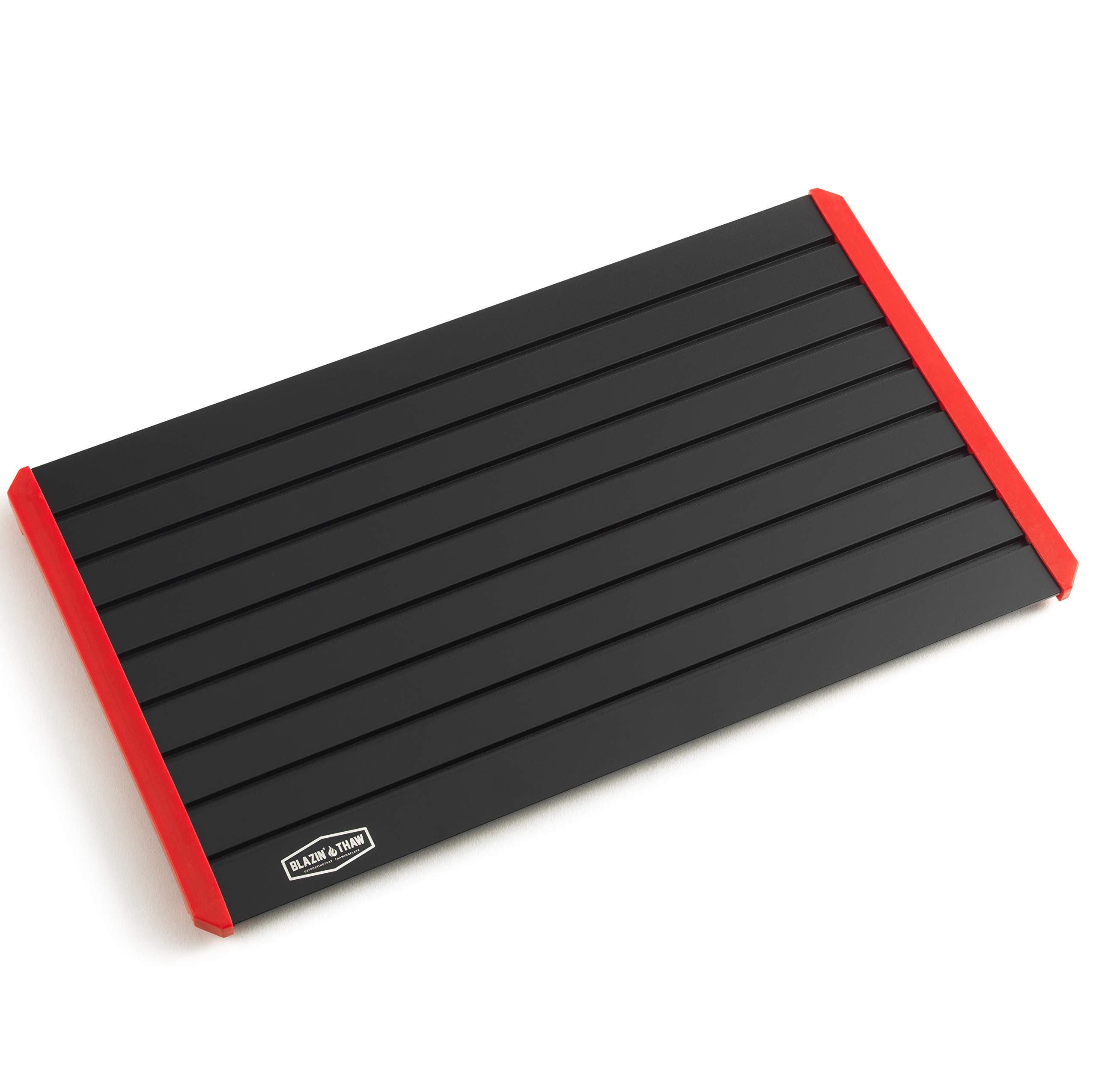 BLAZIN' THAW Defrosting Tray for Frozen Meat | 14β Large-Size | Aluminium Plate for Thawing Frozen Food | Natural Thawing Process | No Microwaves, No Cold/Warm Water Required |