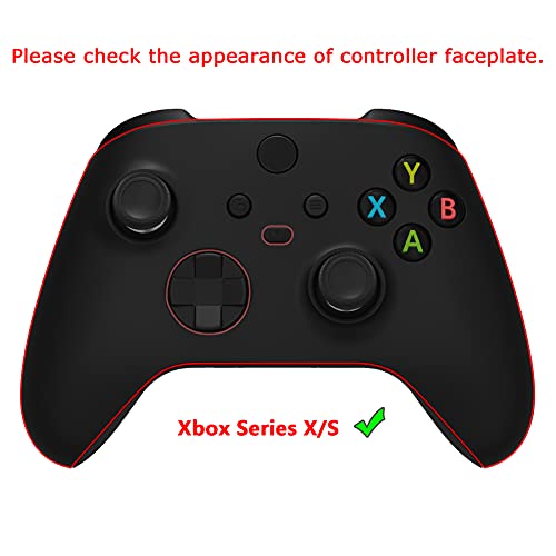 eXtremeRate Impression US Flag Soft Touch Front Housing Shell for Xbox Series X/S Controller, Custom Cover Faceplate for Xbox Series X/S, Xbox Core Controller - Controller NOT Included