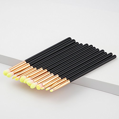 Boar Nylon Hair Brush Makeup Eyebrow Tools Kits Brush 12Pcs Cosmetic Eyeshadow Brush Sets Brush Small Brush