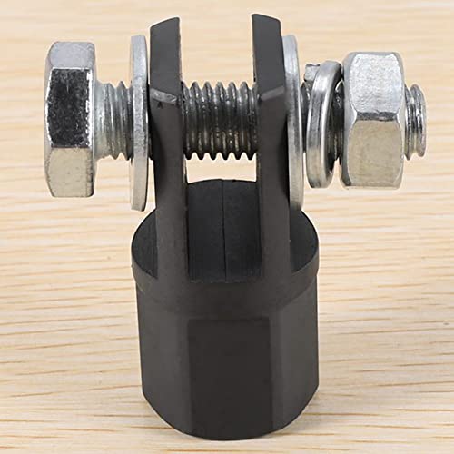 Guddla 2 Pcs Scissor Jack-Adaptor Black Metal 1/2 Inch for Use with 1/2 Inch Drive or Impact Wrench Tools IJA001