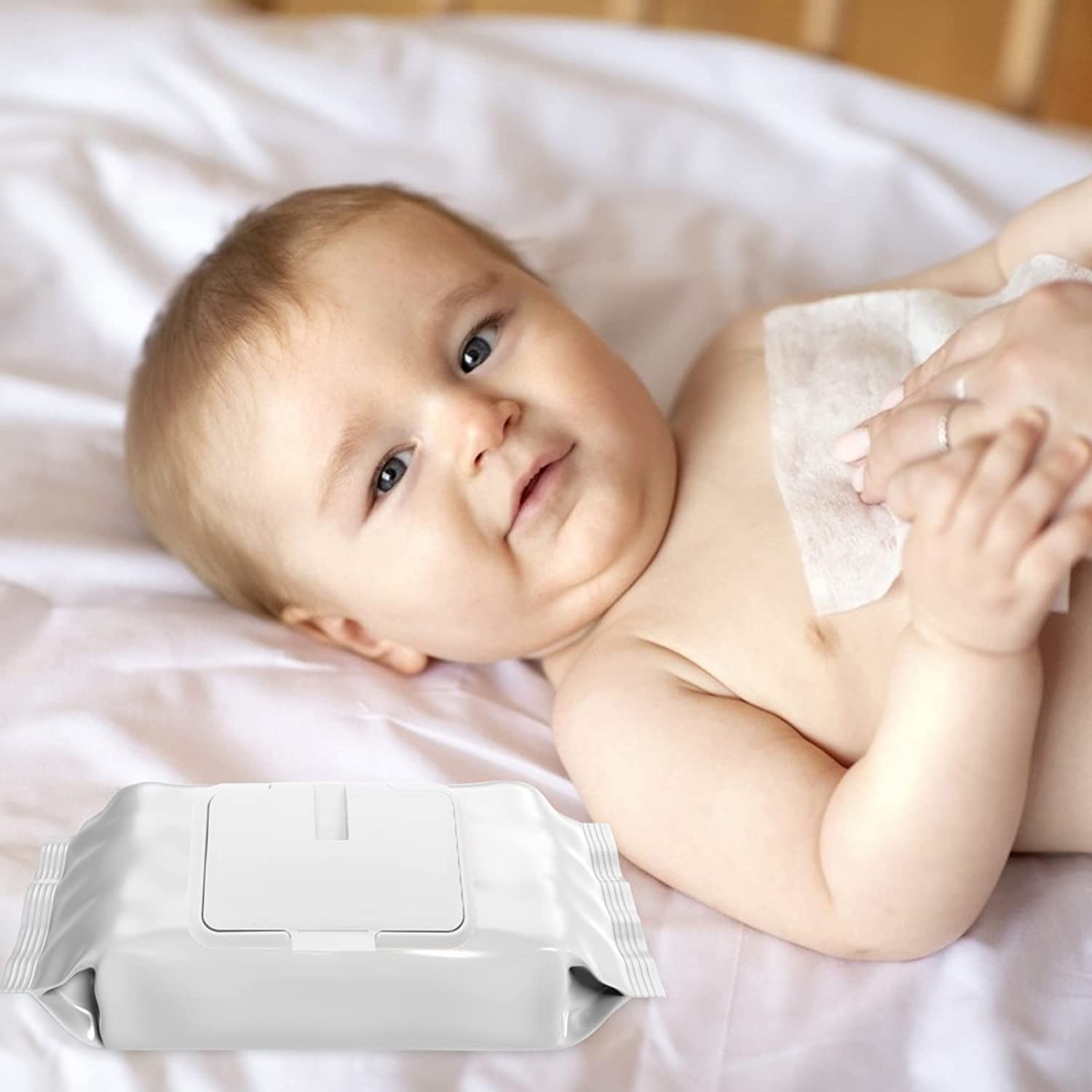 CAM2-KIDS Baby Wipe Warmer, Baby Wet Wipes Dispenser, USB Infant Wet Wipes Warmer (White)