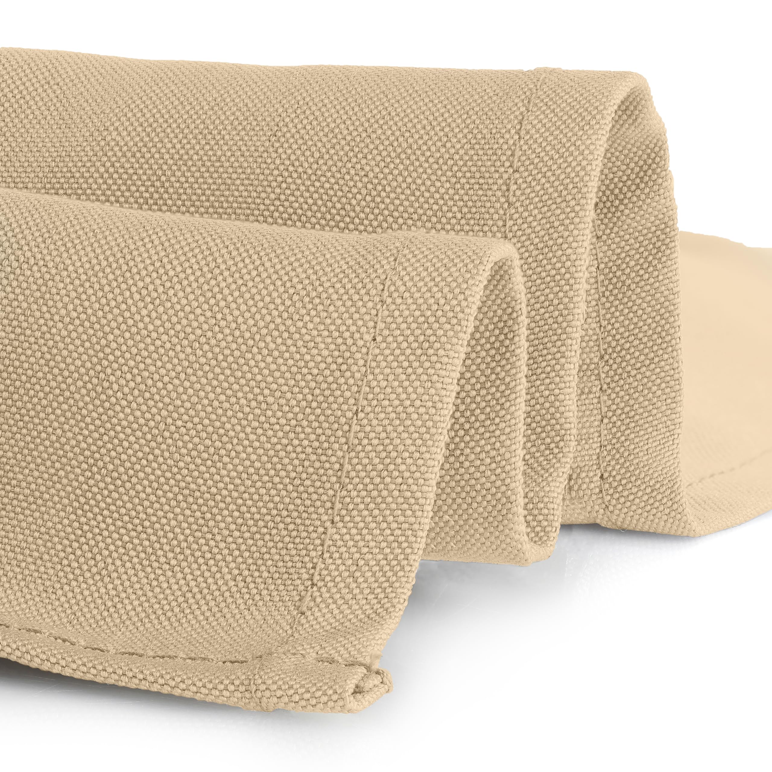 Gee Di Moda Rectangle Tablecloth - 60 x 102 Inch Beige Table Cloth for 6 Foot Rectangle Table - Heavy Duty Washable Fabric - for 6 Ft Buffet Table, Holiday Party, Dinner, Wedding & Baby Shower