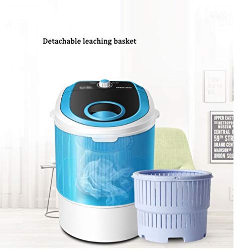BHVXW Mini Washing Machine Automatic Women Children Clothes Cleaner Dehydrated Mini Tube Wash Single Cylinder Washing Machine (Color : D)