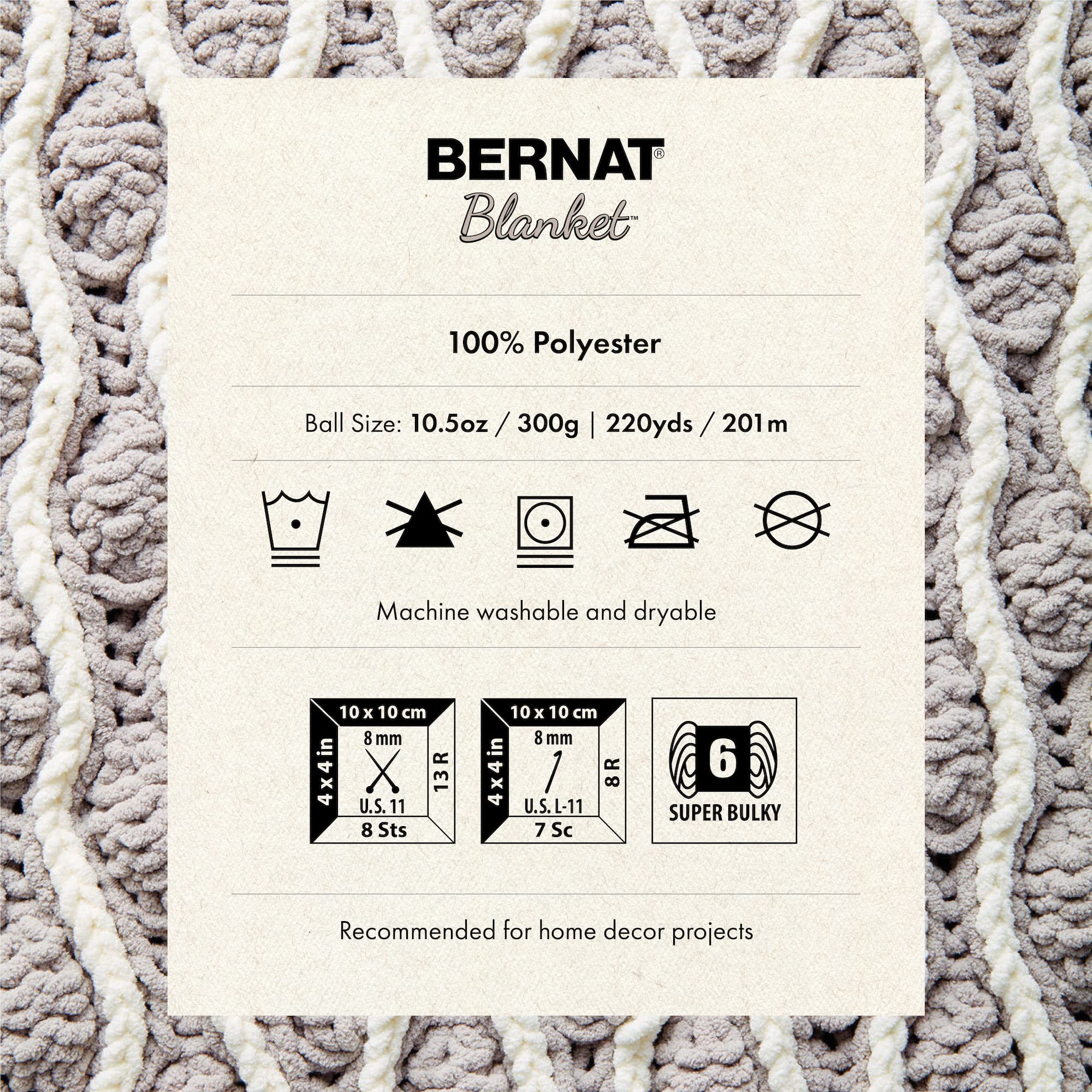 BERNAT BLANKET TWIST, LILAC GROVE