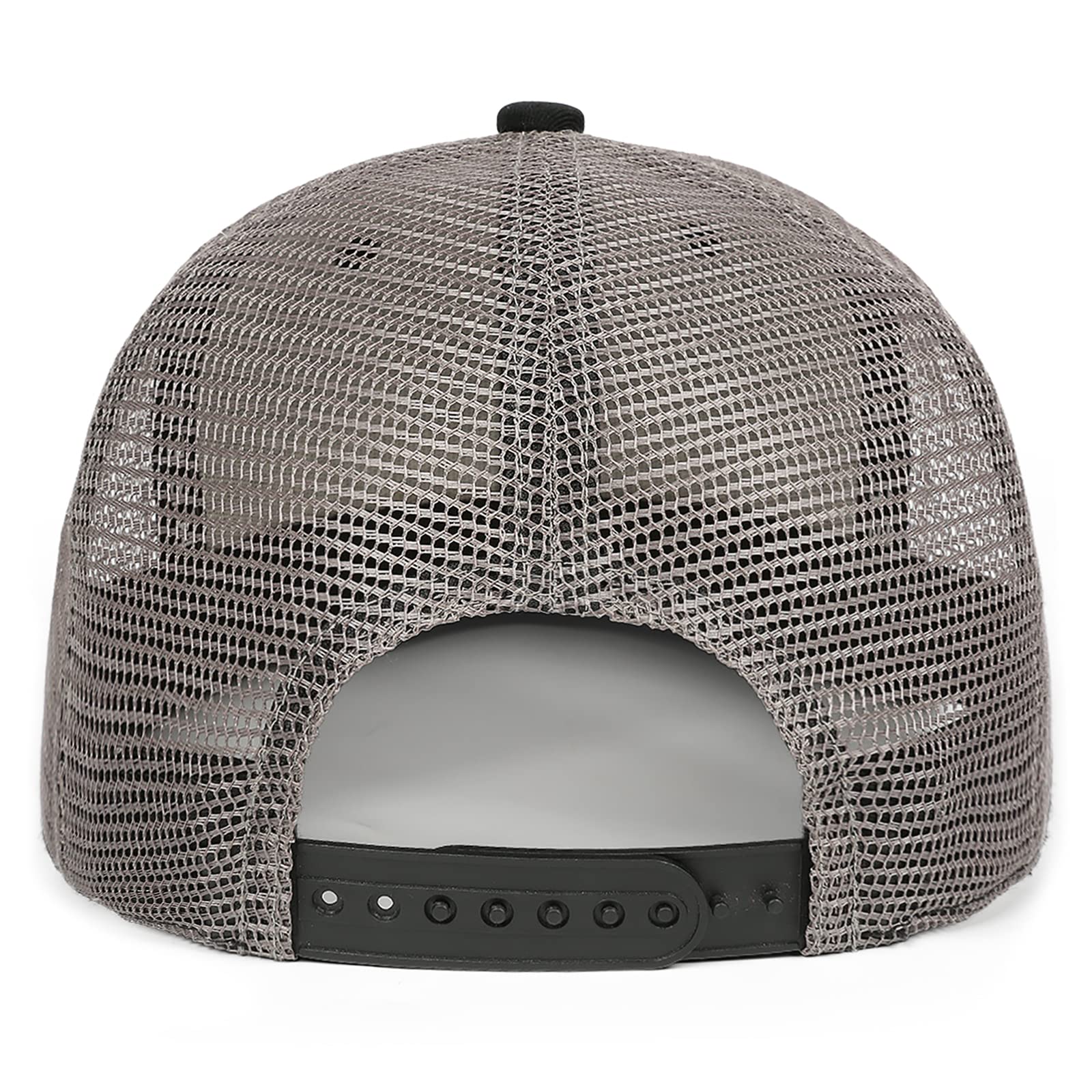 Baseball Hats for Men Women Baseball Hats for Men Cool Flat Bill Mesh Trucker Cap Adjustable Back Hat