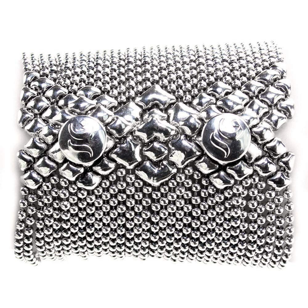 B50-AS Antique Silver Bracelet - Liquid Metal by Sergio Gutierrez (7.75)