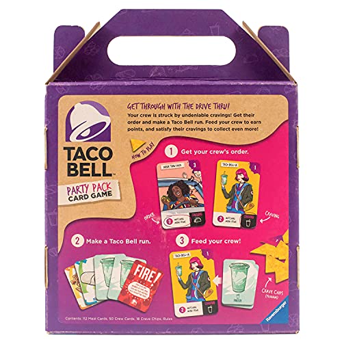 Ravensburger Taco Bell Party Pack Card Game for Ages 8 & Up β A Fun and Fast Party Card Game