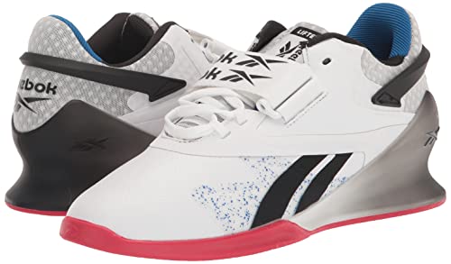 Reebok Men's Legacy Lifter II Cross Trainer, White/Black/Vector Red, 12