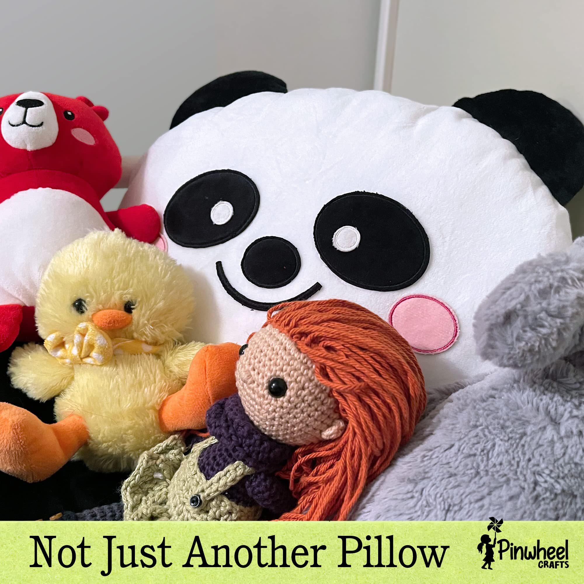 Panda Pillow Kit & Pendant Jewelry Making Kit Bundle - Fun DIY Arts and Crafts Project for Kids Ages 6 7 8 9 10 11 12 - Great Gifts for All Occasions