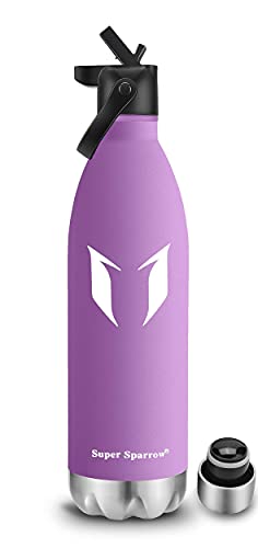 Super Sparrow Suitable for All People Coke-500-Lilac Water Bottle, Lilac Purple, 500ml-17oz
