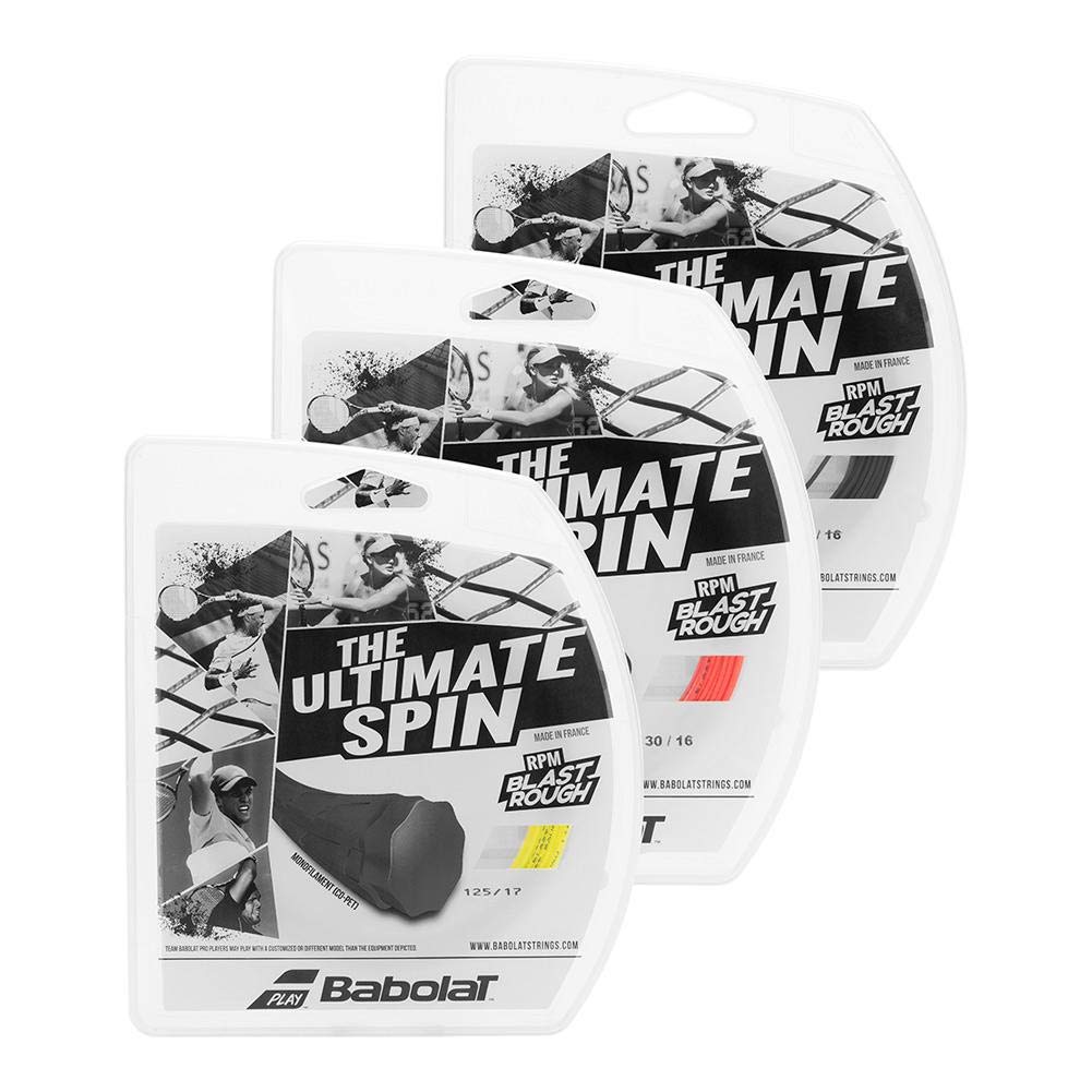 Babolat RPM Blast Rough Tennis String (17G Florescent Red)