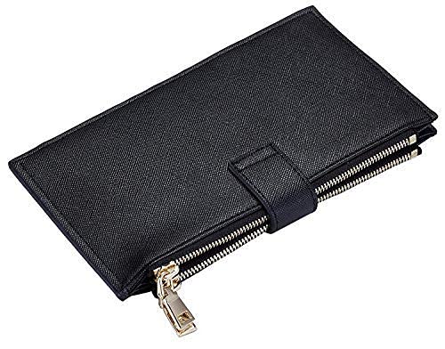 Travelambo Womens Multi Card Case Wallet & Leather Squeeze Coin Purse