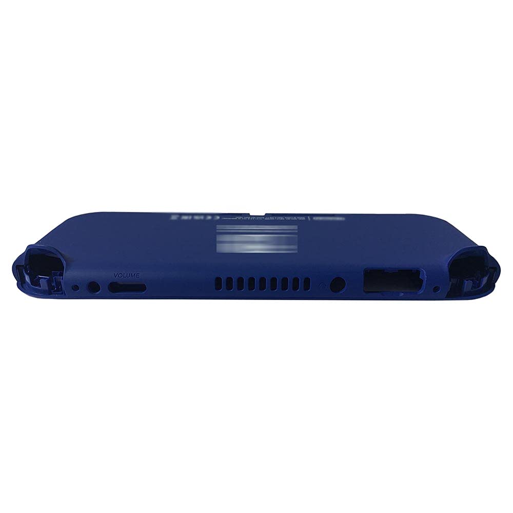 Rinbers Front Back Faceplate Rear Back Cover Housing Replacement for Nintendo Switch NS Lite Console HDH-001 Top Bottom Shell Case Plastic Cover - Dark Blue