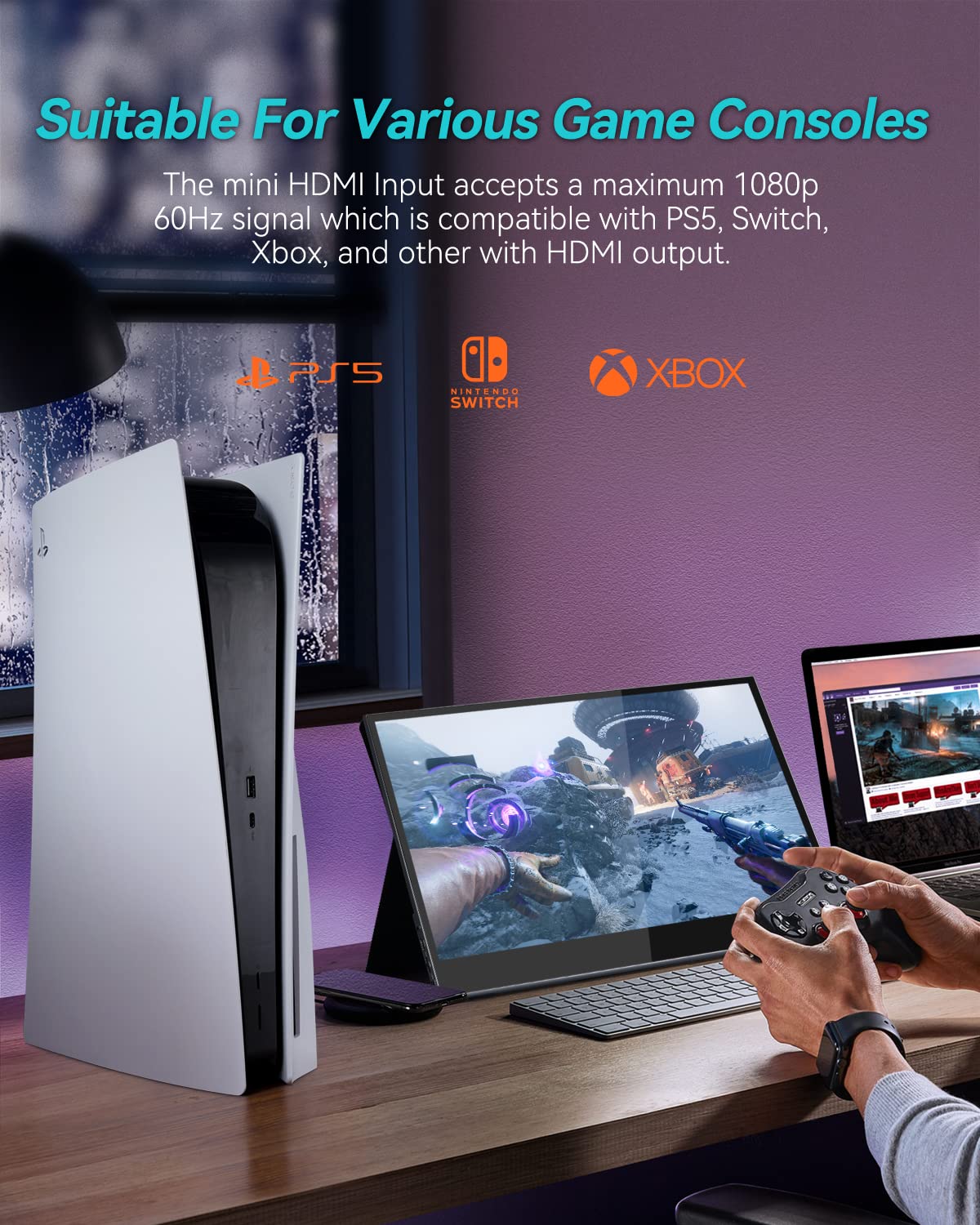 CASKING 2 Portable Monitors Touchscreen at Once. C15T1 Designed to be Tablet-Like While C15T2 can be vesa Mounted.