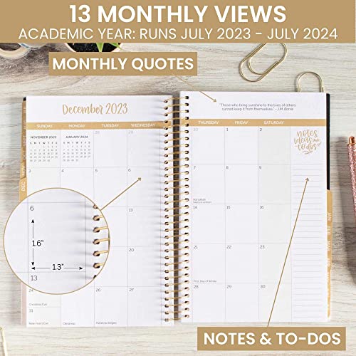 bloom daily planners 2023-2024 Academic Year Day Planner (July 2023 - July 2024) - 5.5β x 8.25β - Weekly/Monthly Agenda Organizer Book with Stickers & Bookmark - Cleerely Stated