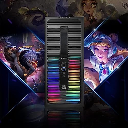 HP Gaming PC Desktop Computer - Intel Quad I7-6700 up to 4.0GHz, GeForce GTX 1660S 6G, 32GB DDR4 Memory, 128G SSD + 3TB, RGB Keyboard & Mouse, WiFi & Bluetooth 5.0, Win 10 Pro (Renewed)