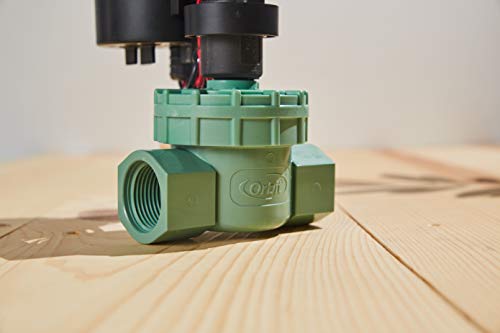 Orbit 57860 Battery Operated Sprinkler Timer with 1" FPT Jar Top Automatic Sprinkler Valve