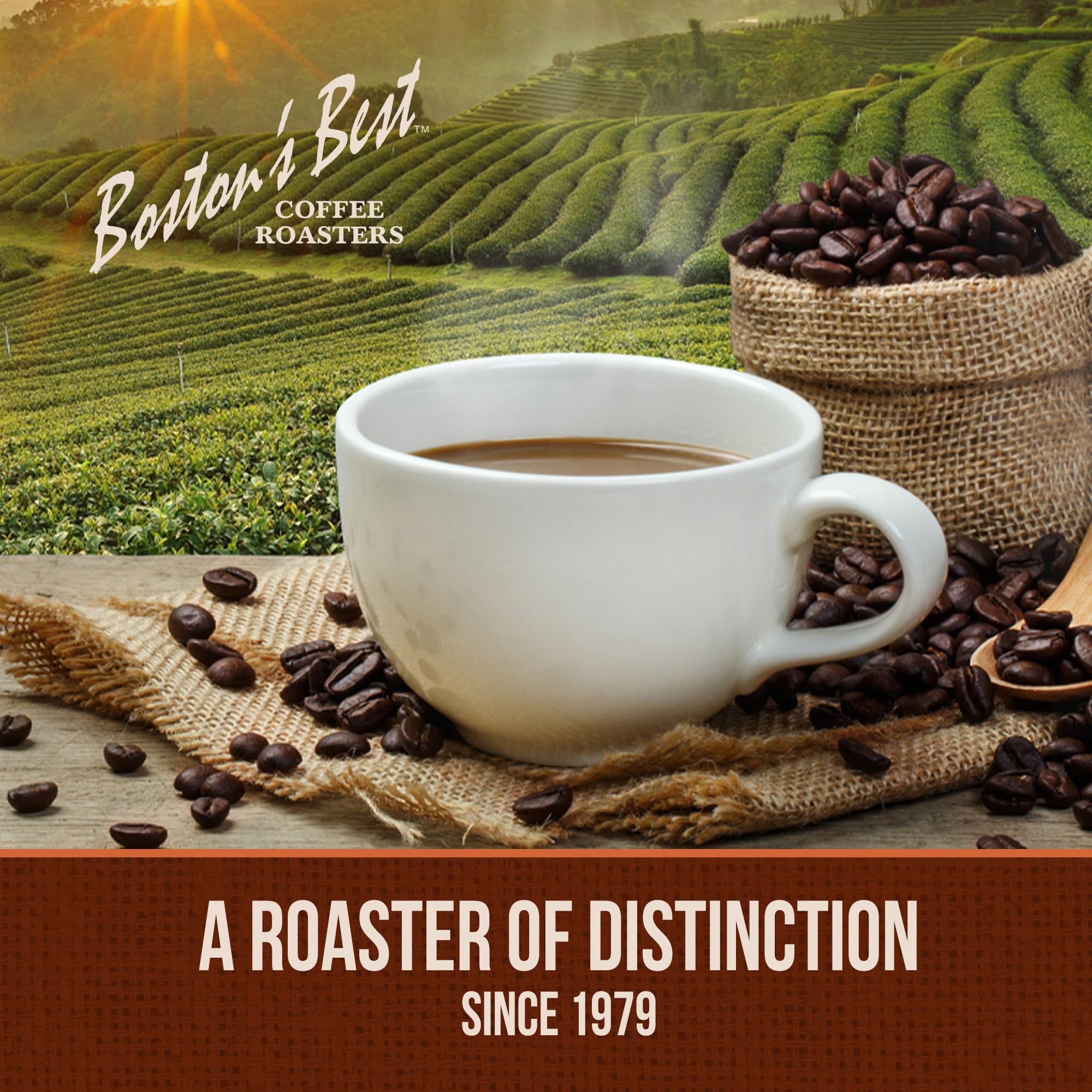 Boston’s Best Gourmet Coffee – Aloha Coconut Flavored Coffee – Medium Roast – Single Serve Coffee Pods, Compatible with Keurig Brewers – 42 Pods