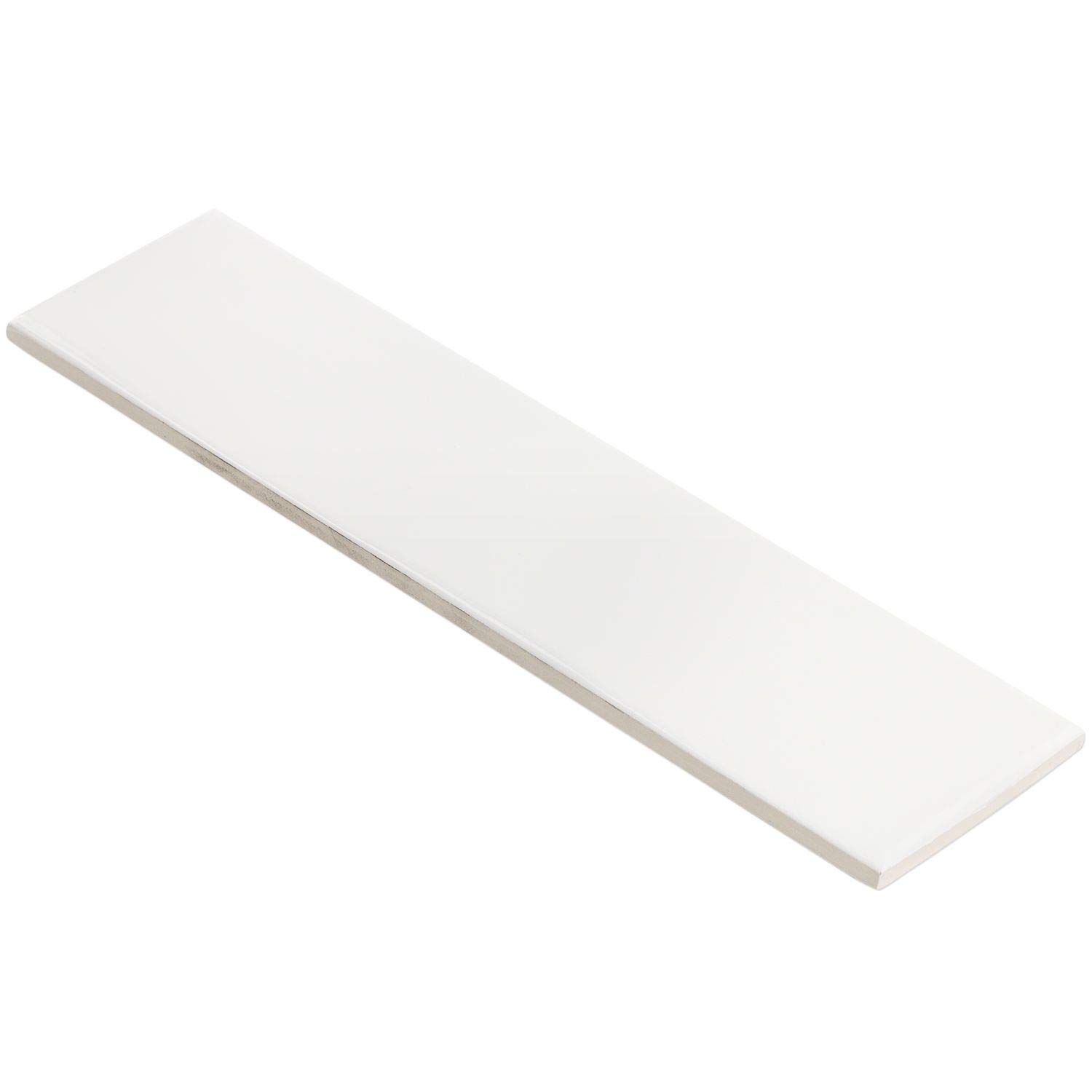 Birmingham Bianco 3 in. x 12 in. Glazed Ceramic Subway Tile (22 Pieces 5.38 Sq. Ft. / Box)