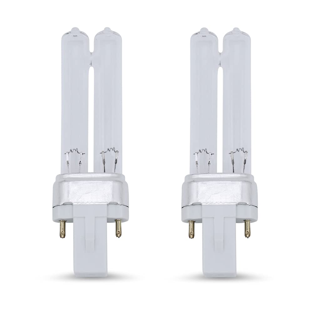 lumenivo LB4000 Replacement UV-C Bulb for Germ Guardian AC4300BPTCA, AC4825, AC4850PT & AC4900CA 5 Watt T4 Germicidal UVC Bulb Lamp Replacement with G23 2-Pin Base - 2 Pack