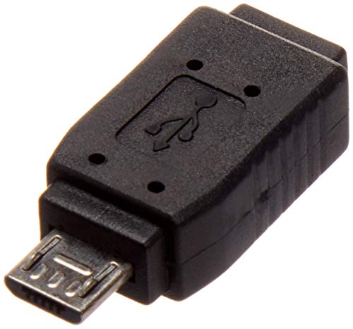 StarTech.com Micro USB to Mini USB 2.0 Adapter M/F - Micro to Mini USB Adapter - Mini USB Adapter - Micro USB to Mini USB (UUSBMUSBMF), Black