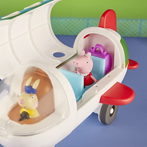 Peppa Pig Peppa’s Adventures Air Peppa Airplane Vehicle Preschool Toy with Rolling Wheels, 1 Figure, 1 Accessory; Ages 3 and Up