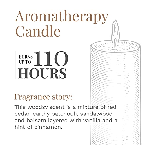 Candle-lite Scented Candles, Evening Fireside Glow Fragrance, 18 oz.2-Pack, Single-Wick Candle with 110 Hours of Burn Time, Off-White Color