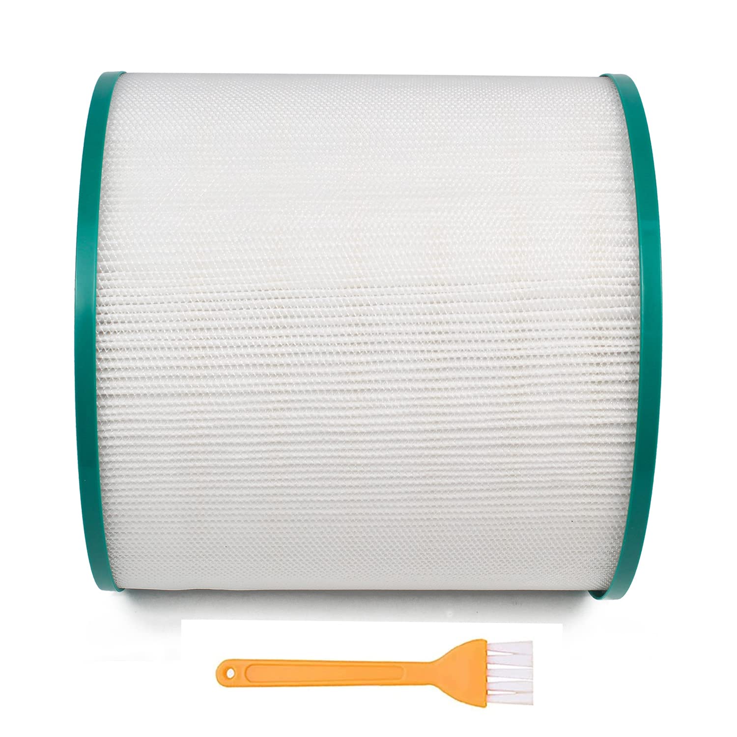 KTSIM HEPA Replacement Air Purifier Filter Compatible with Dyson Tower Purifier Pure Cool Link TP01, TP02, BP01, Replace Part No. 968126-03 (With Brush)